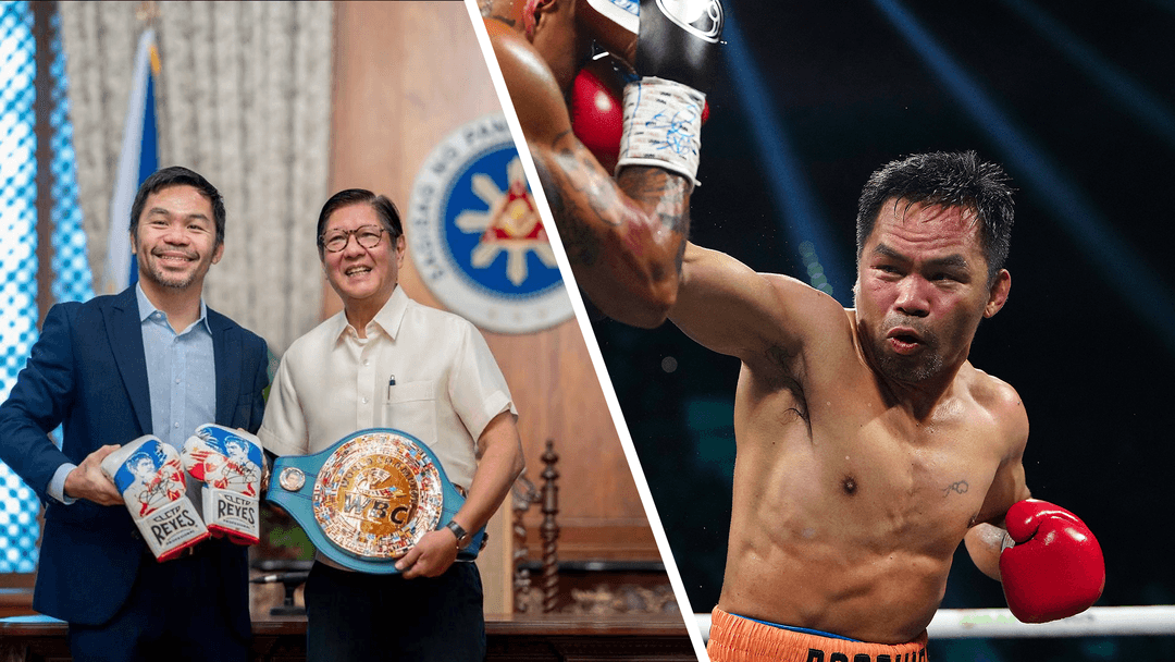 Manny Pacquiao rinde tributo a Muhammad Ali y Joe Frazier regalando su cinturón del WBC en ...